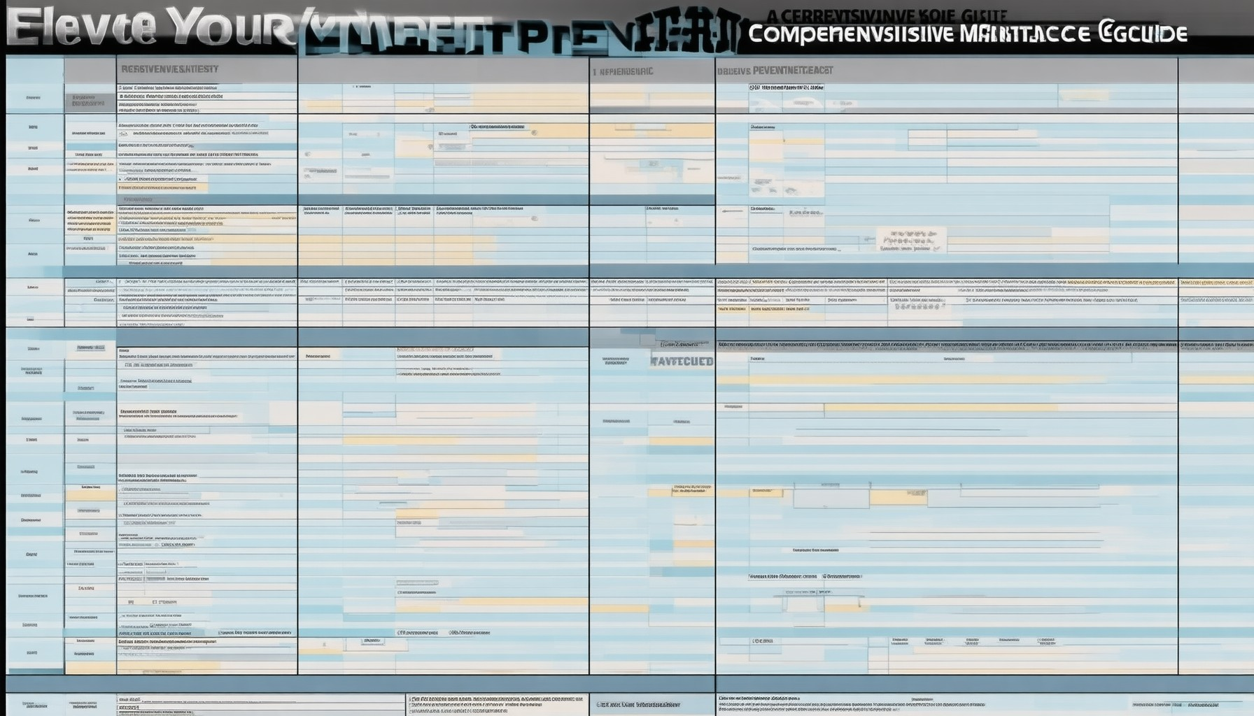 Elevate Your Maintenance Game: A Comprehensive Preventative Maintenance ...